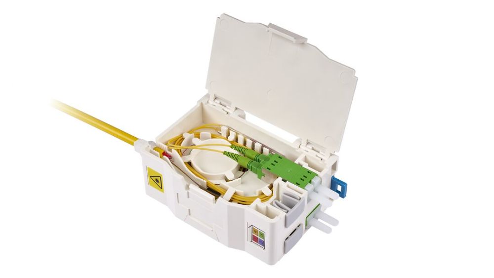Compact DIN Rail Fiber Box empty 4 Port - eCatalog