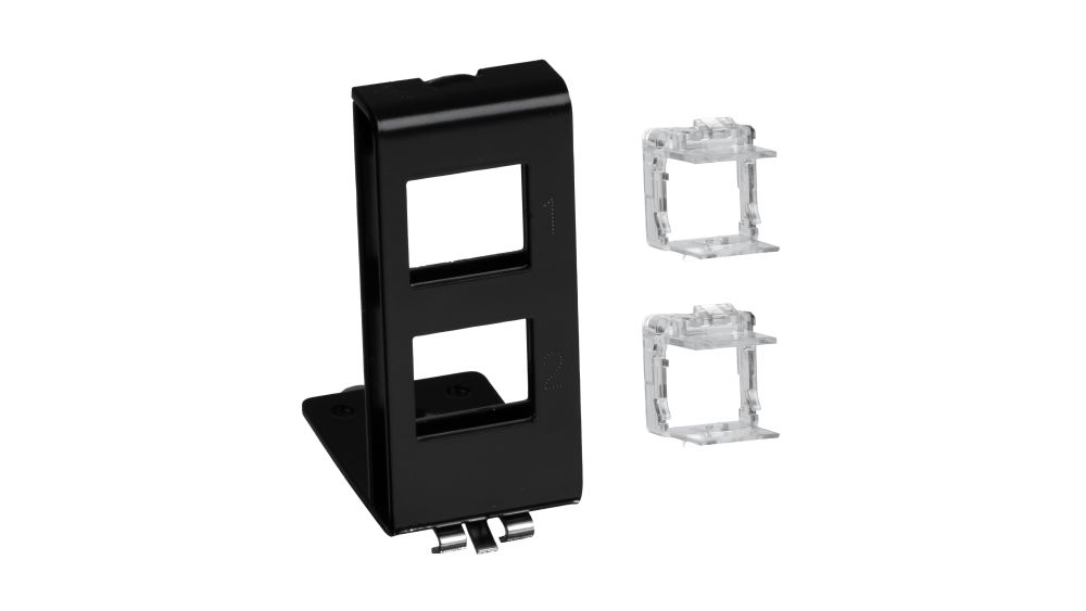 DIN Schienen Modul für 2x RJ45 Module Kat. 6A EL - E-Katalog