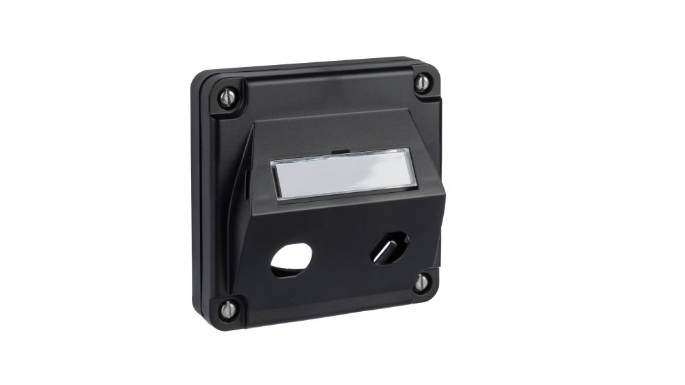 FM DA-Connection Box IP67, 87x87, for 2x HEC-QR, black - eCatalog