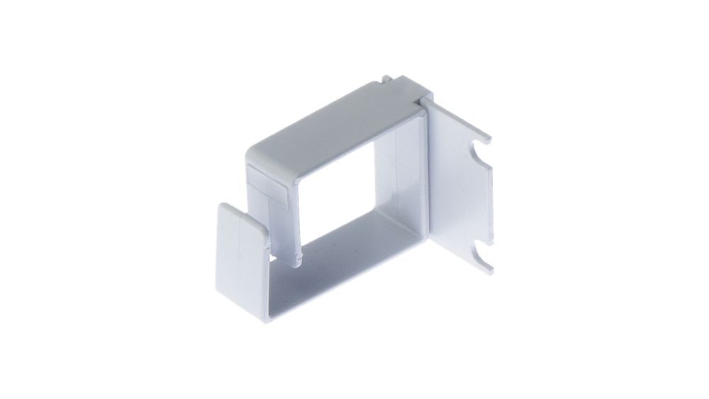 Reversible single ring 1U, 55mm deep, gray - eCatalog