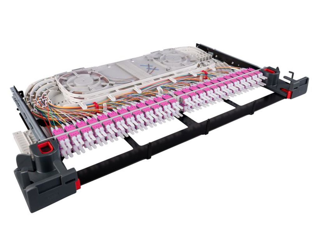 PRIME-Fiber Termination Unit (FTU), 48, LC-Duplex, PC, BM3, Heather violet, OM4 - 电子产品手册