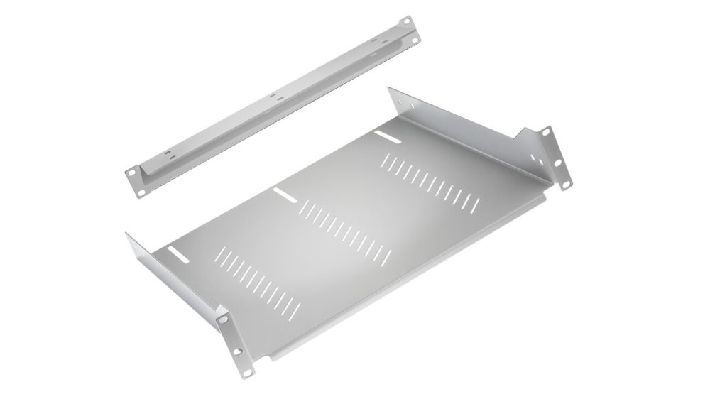 Fix shelf 19"x600mm 2U ld 80kg black - eCatalog