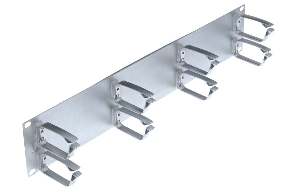 19" 2U Cable Management Metal, metallic, 70 mm metal ring - eCatalog