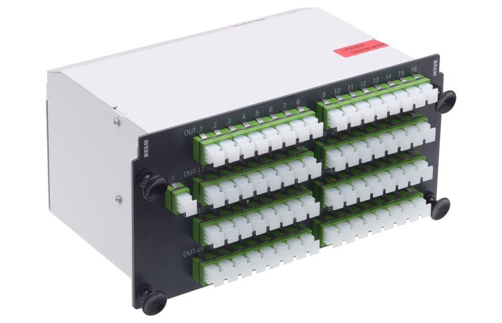 3U Splitter Insert ODF, 1* 1x64, SC APC, G.657, C/1 - eCatalog