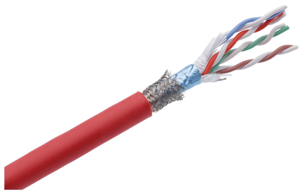 Industry Cable, SF/UTP, class C, FE120,red, 4P, AWG22 - eCatalog
