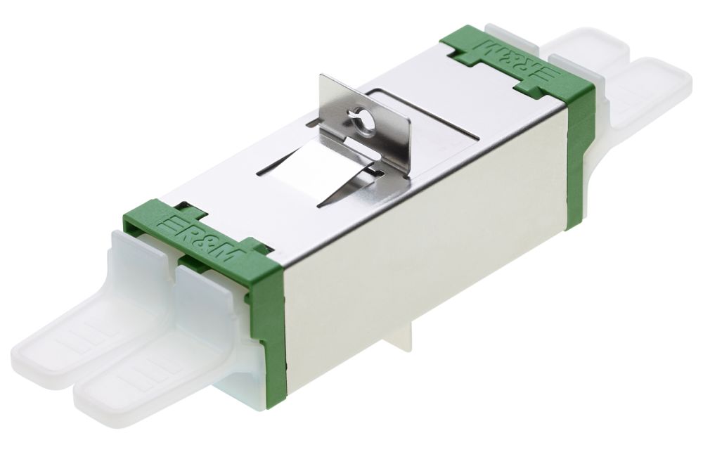 Adapter E-2000™-Compact APC, green, ceramic SM, B, screwable - eCatalog