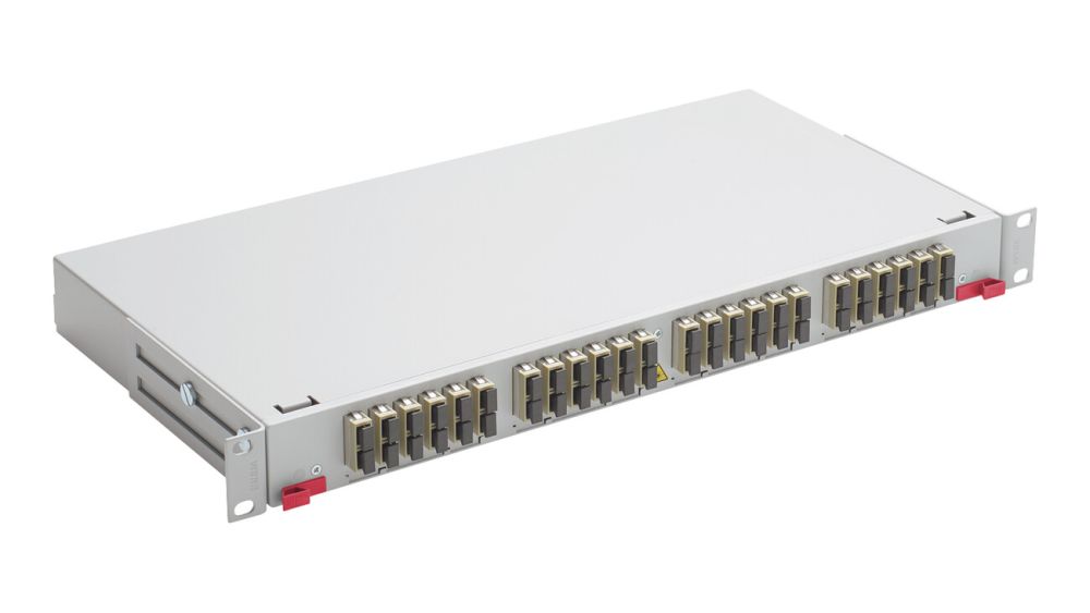 19" 1U UniRack2 24xSC-Duplex G.652.D, APC, ceramic, C/1 - eCatalog