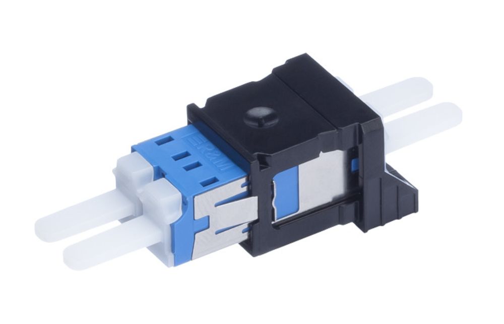 Adapter fixture «special» LC-Duplex PC, blue, ceramic SM, C - eCatalog