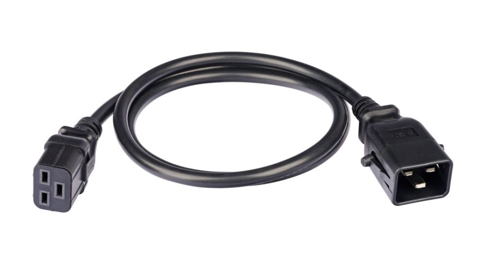 Cable de alimentación PDU C20 P-Lock a C19 negro 3m - Catálogo electrónico