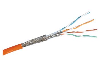 Installation Cable Cat.7, S/FTP 4P, 800MHz,LSZH,orange,Dca, 500 m ...
