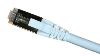 R&Mclassic Patch Cord, Cat. 5e, shielded, gray, LSZH, TIA 568A, Plug ...