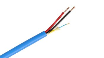 HFC-Hybrid Fiber+Copper cable, TT9-tight buffered fiber 900µm, 02 ...