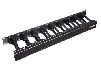 19" HD Cable Management 1U, 112 OFR, black - eCatalog