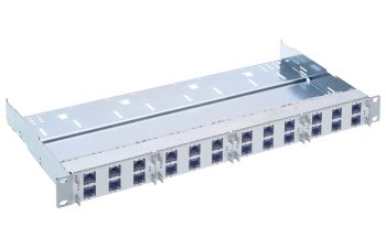 19" 1U HD Patch Panel 24xRJ45/s, Cat. 6, gray, fully populated - eCatalog