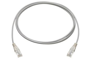 R&Mclassic Patch Cord, Cat. 5e, unshielded, gray, LSZH, TIA 568A, Plug ...