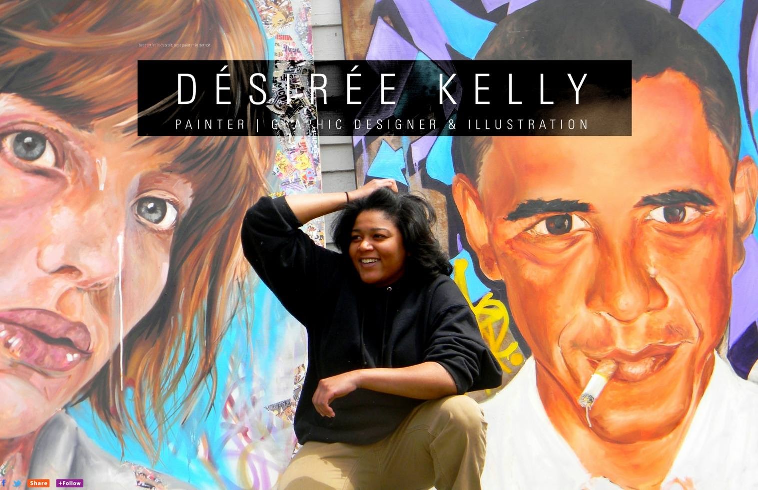 Artist Desiree Kelly Debuts First Solo Exhibit “Faces Of Music” | The Michigan Chronicle