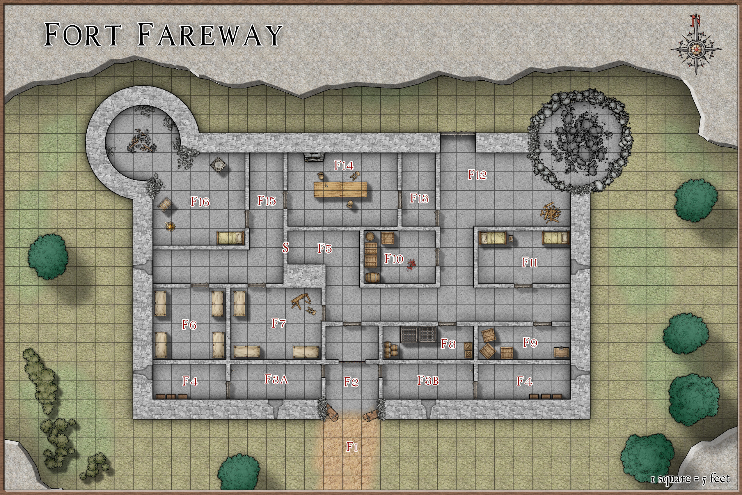 What would be the best tool to make simple maps like this? : r/battlemaps