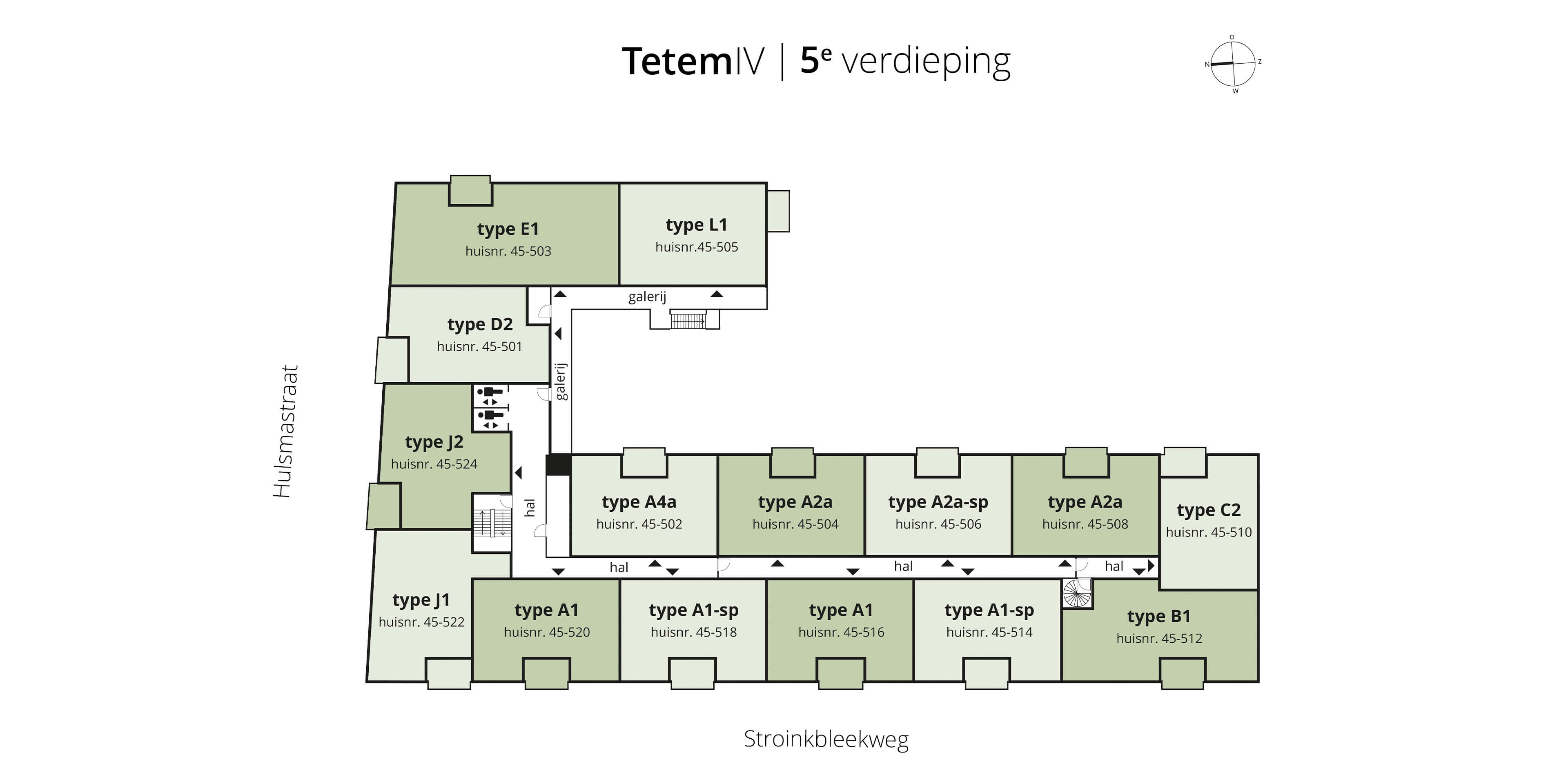 Tetem 4 - 5e verdieping