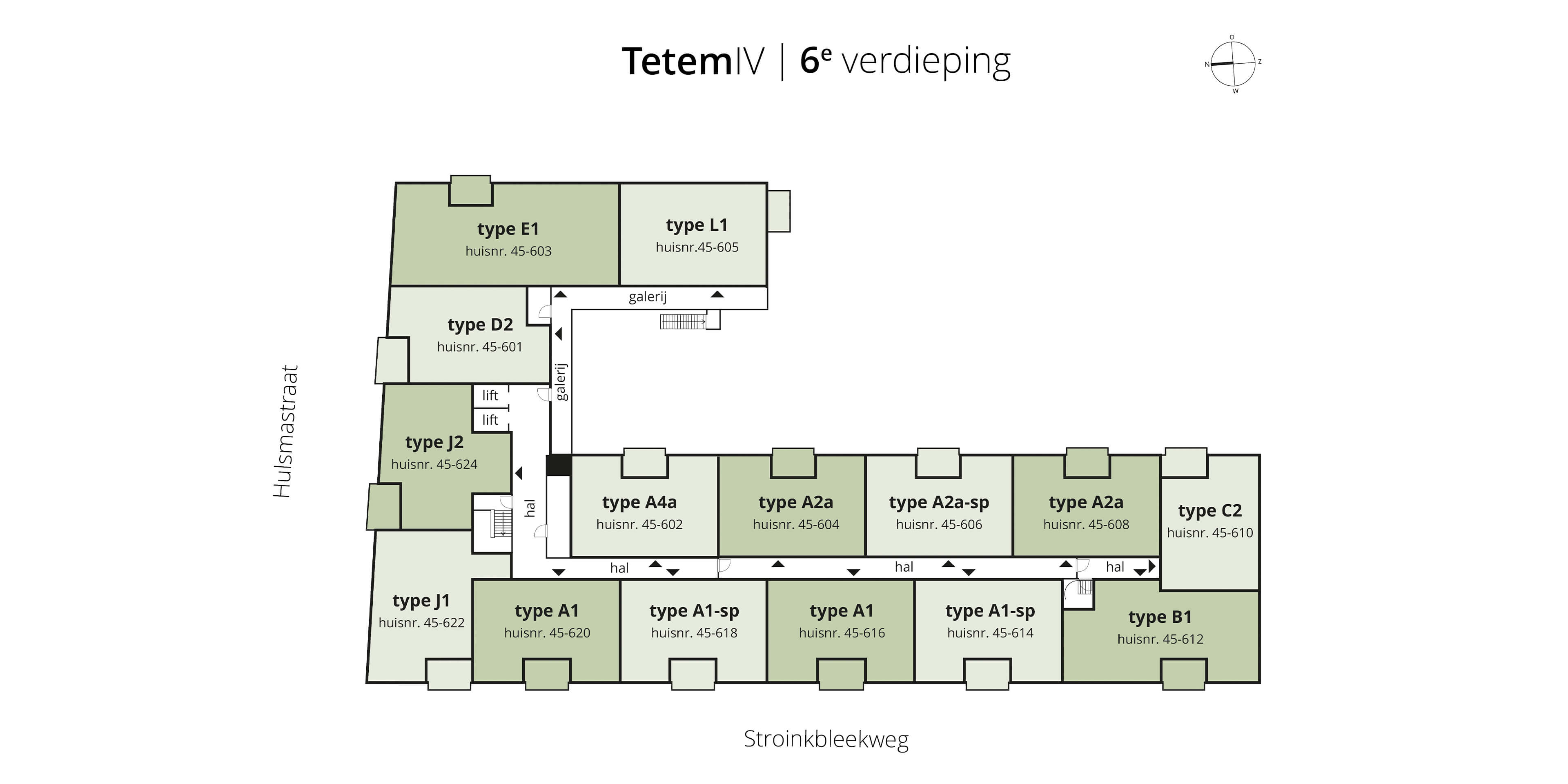 Tetem 4 - 6e verdieping