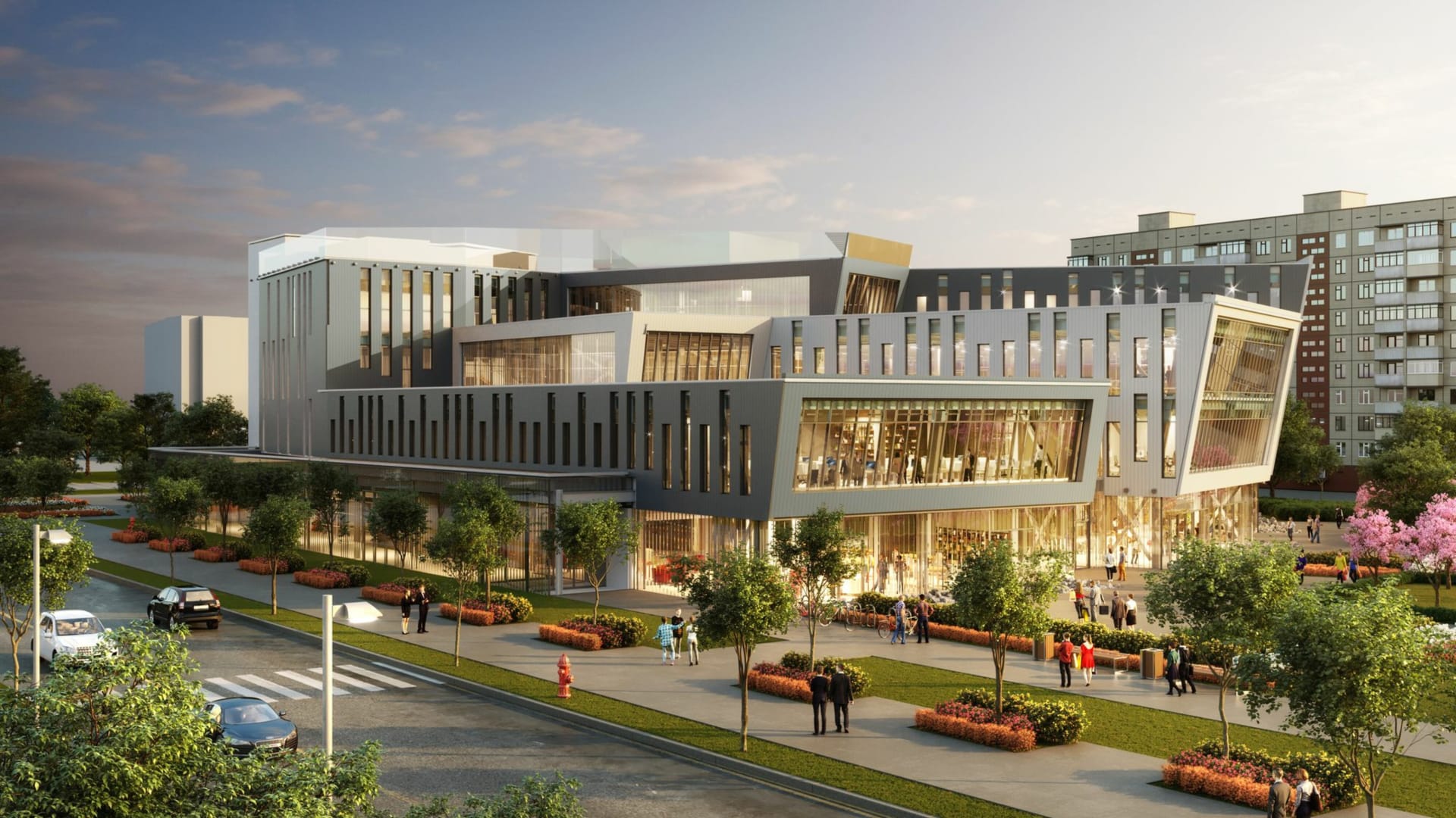 Mixed-Use Development Rendering Services for 3D Visuals