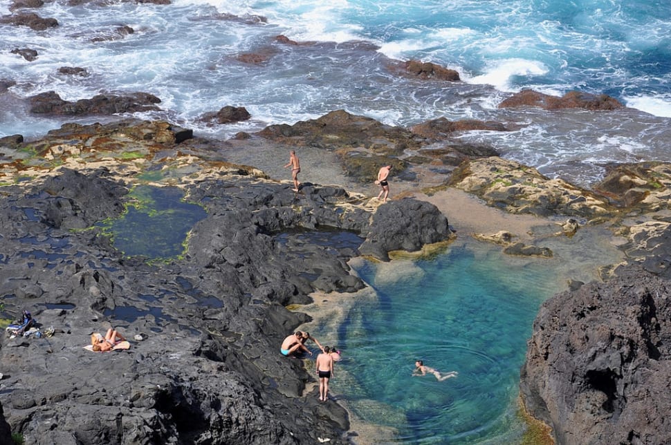 Best time for Natural Rock Pools in Canary Islands 2018 & Map