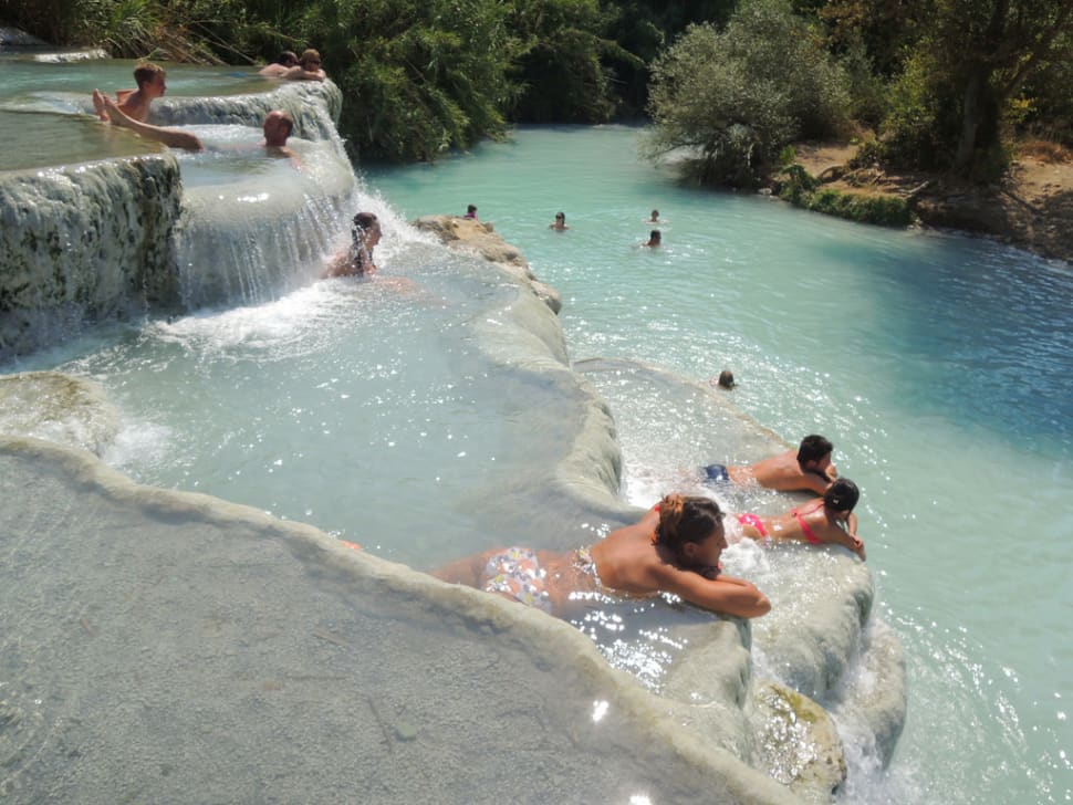Best time for Terme di Saturnia in Italy 2018 - Best Season & Map