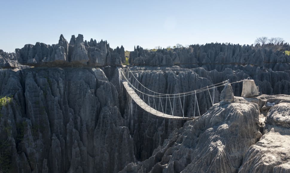 Best time for Suspension Bridges in Madagascar 2018 - Best Season & Map
