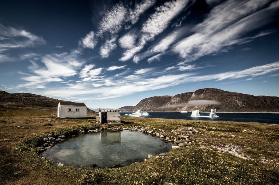 Best time for Hot Springs in Greenland 2018 - Best Season & Map