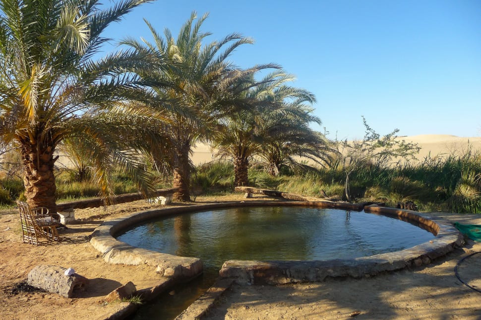 Best time for Mineral Springs in Siwa Oasis, Egypt 2018 & Map