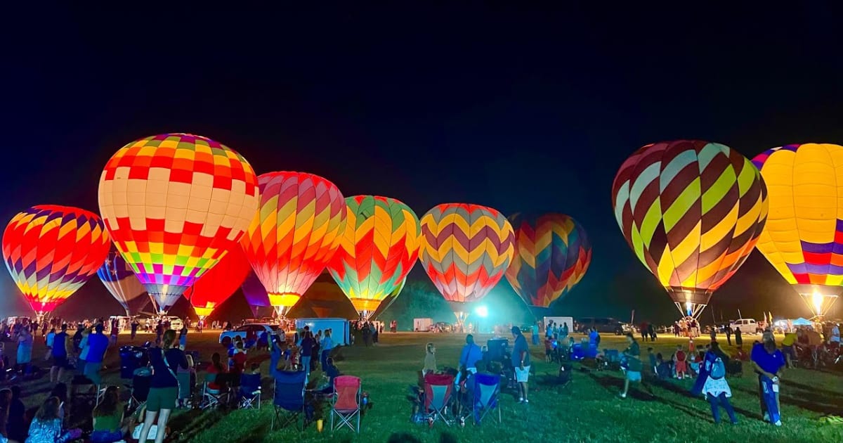 Huff ‘n Puff Hot Air Balloon Rally 2024 in Kansas - Rove.me