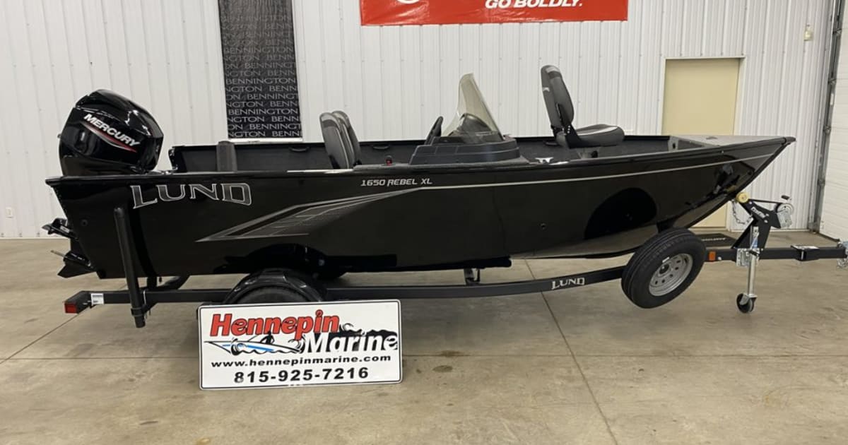 #1-16' 6" Lund Fishing Boat with 60 HP Mercury, Not For Camping ...