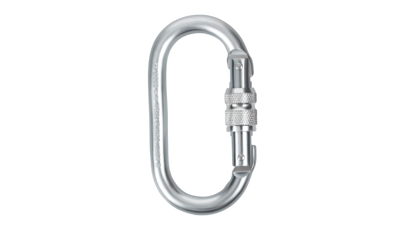MSA Steel Screwgate Carabiner, 16mm Gate Red Wing