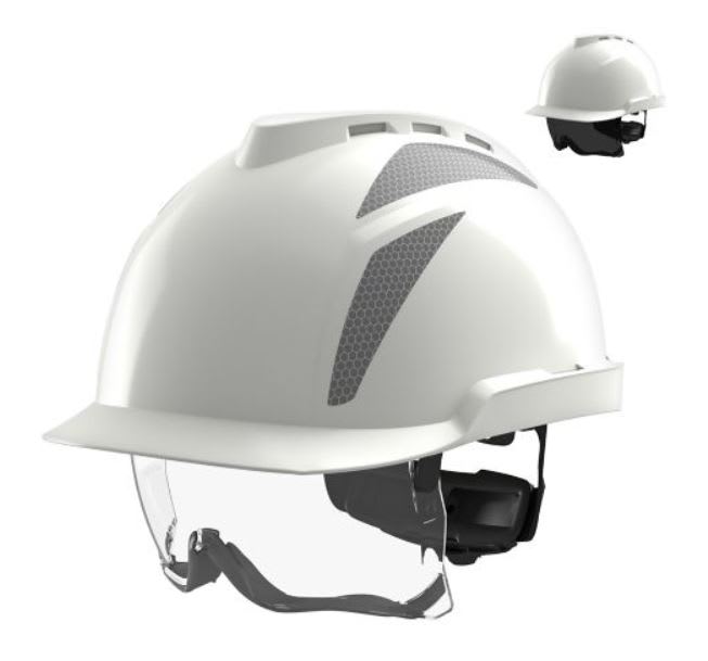 MSA V-Gard 930, 6 points suspension, spare Red Wing