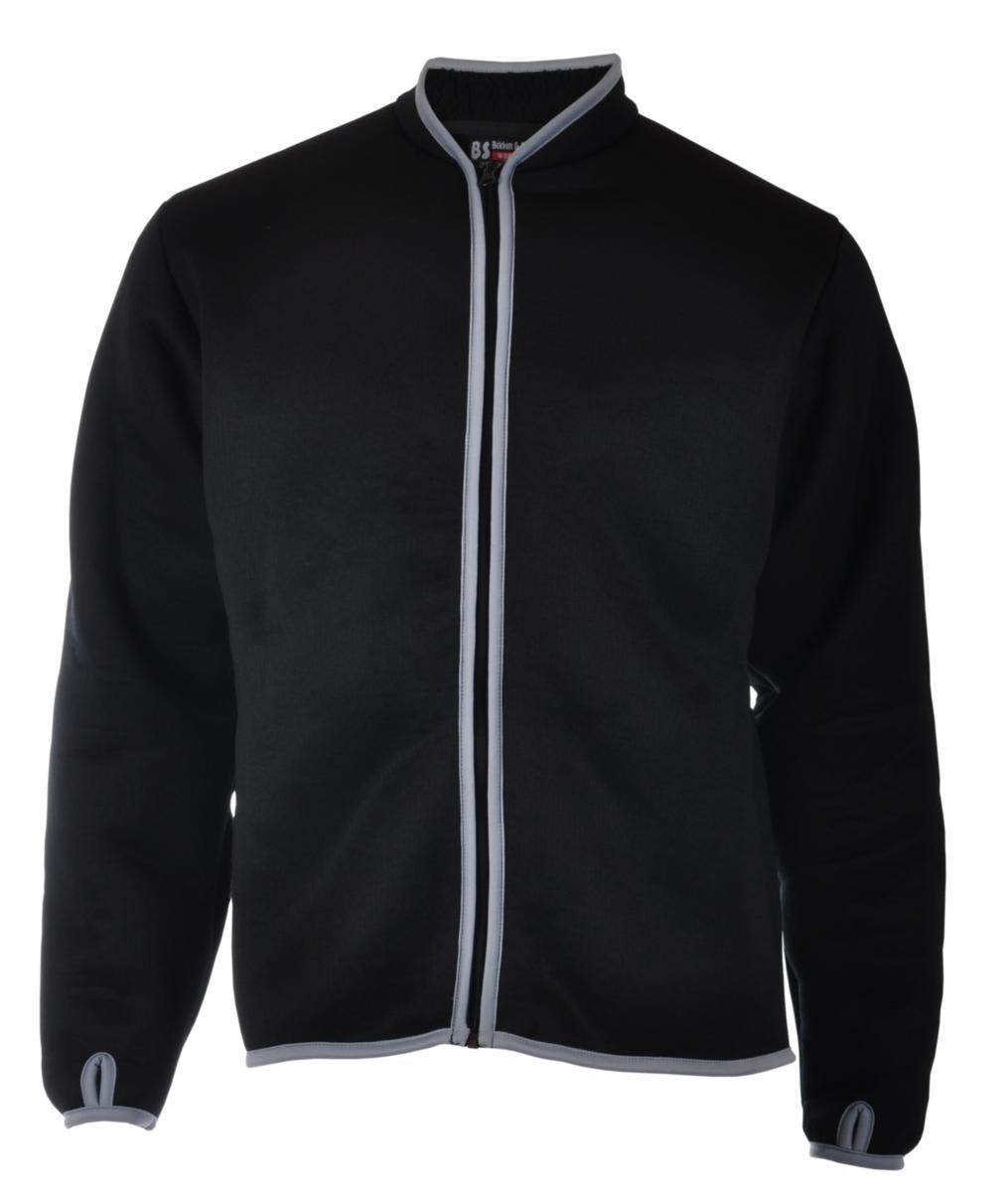 Jacket w/Long Back Fiber Coat, Black Red Wing