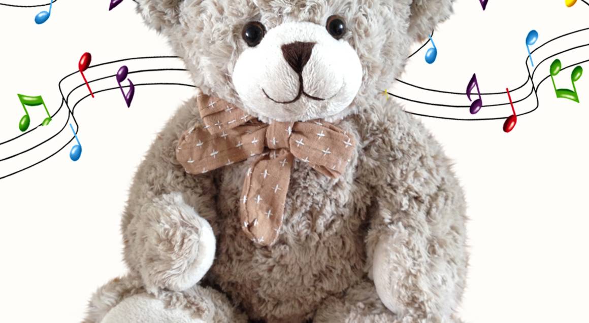 Personalised Singing Teddy Bear