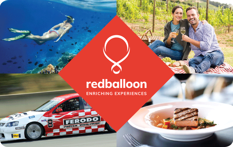 Gift Cards - Experiences & Accommodation | RedBalloon