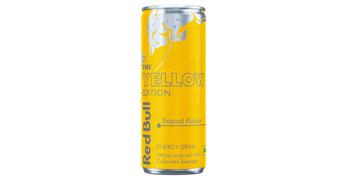 Red Bull Yellow Edition: Tropical Fruits | Energy Drink