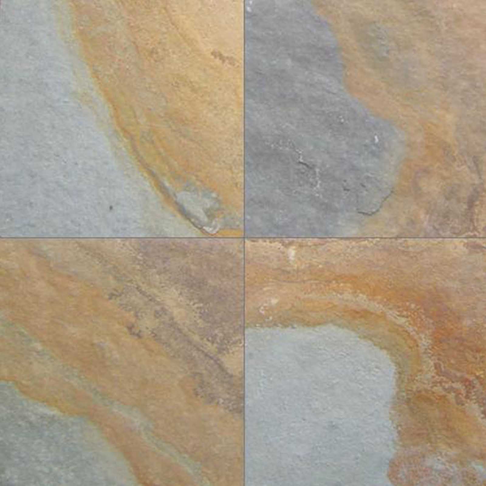 M Green Rustic Slate Floor Tiles from Indian Supplier