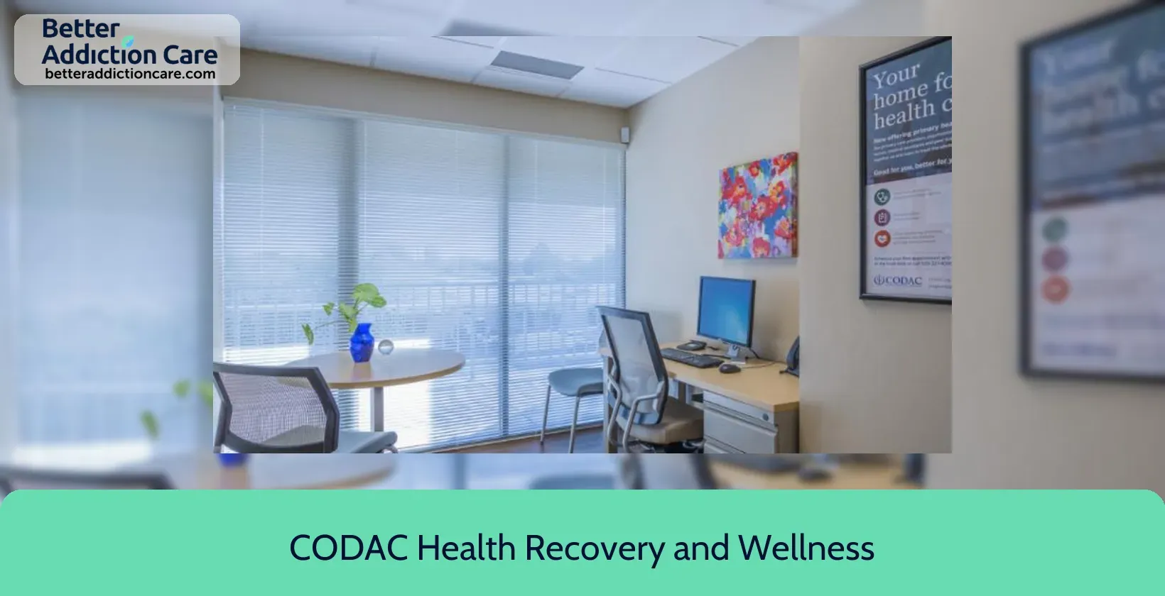 CODAC Health Recovery and Wellness CODAC at 380: Treatment Options ...