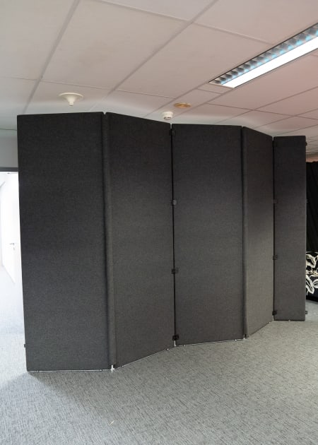Relieve Furniture | Gotessons acoustic partition removable on ball bearings