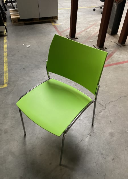 Relieve Furniture | Casala Flash Green stackable chair