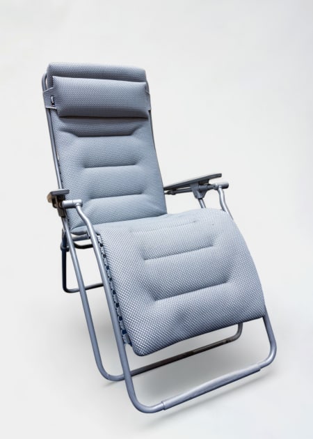 Relieve Furniture | Lafuma Grey Fabric Reclining Chair with Adjustable ...