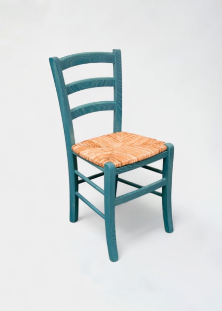 Relieve Furniture | Turquoise wicker chair