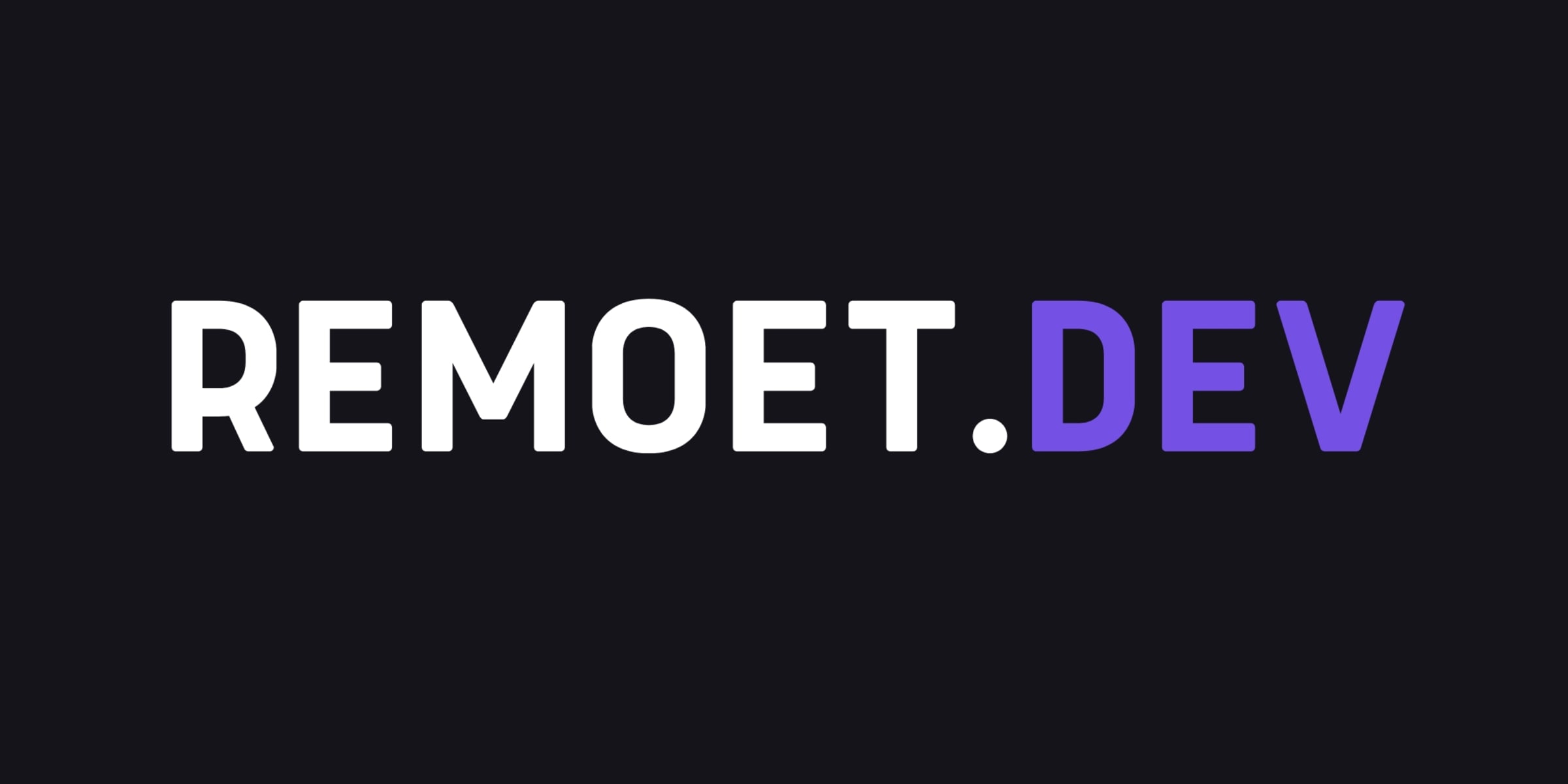 Remote Dev Career Hub | Remoet.dev
