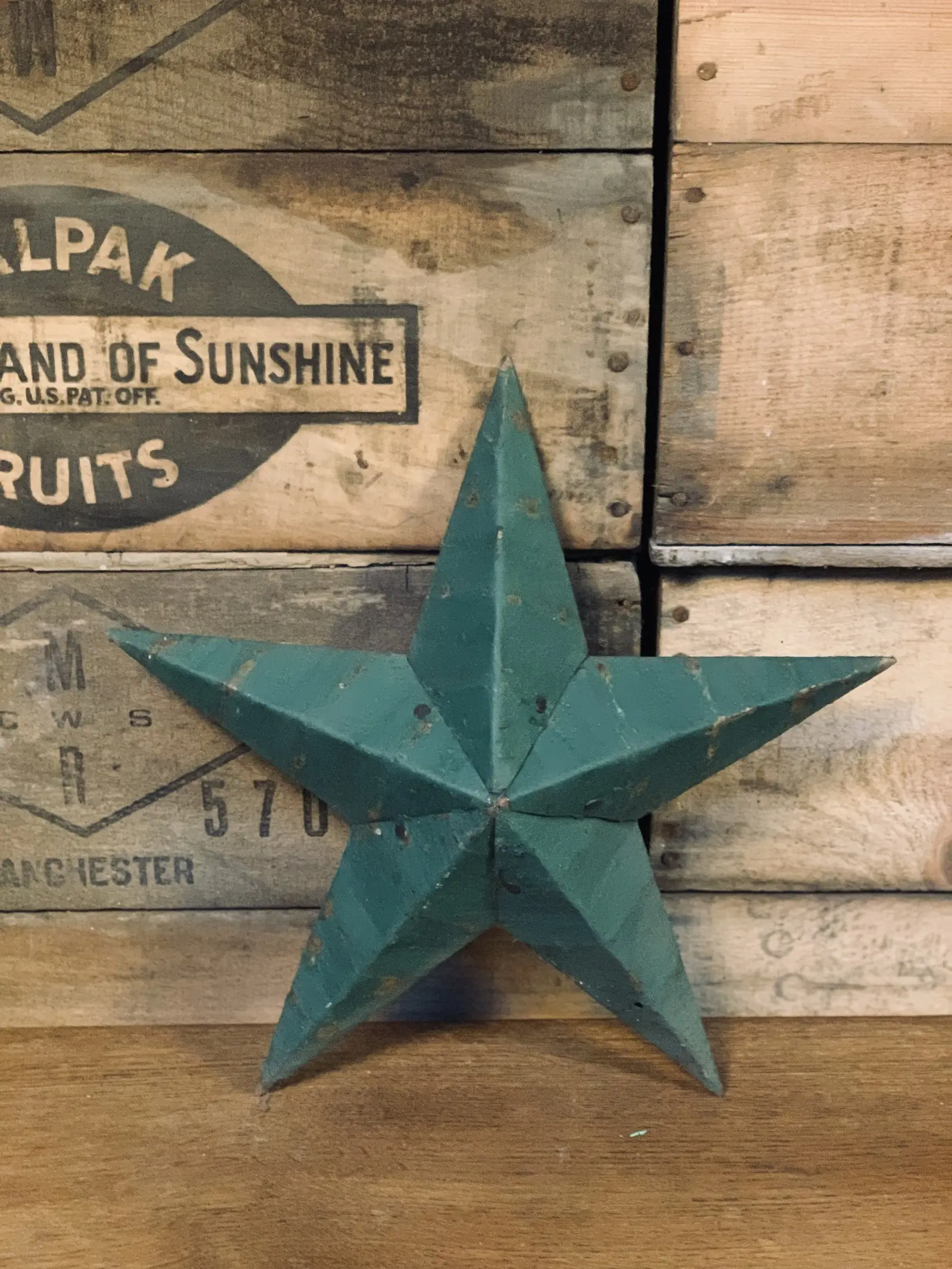 Dark green star - Roll Antiques™