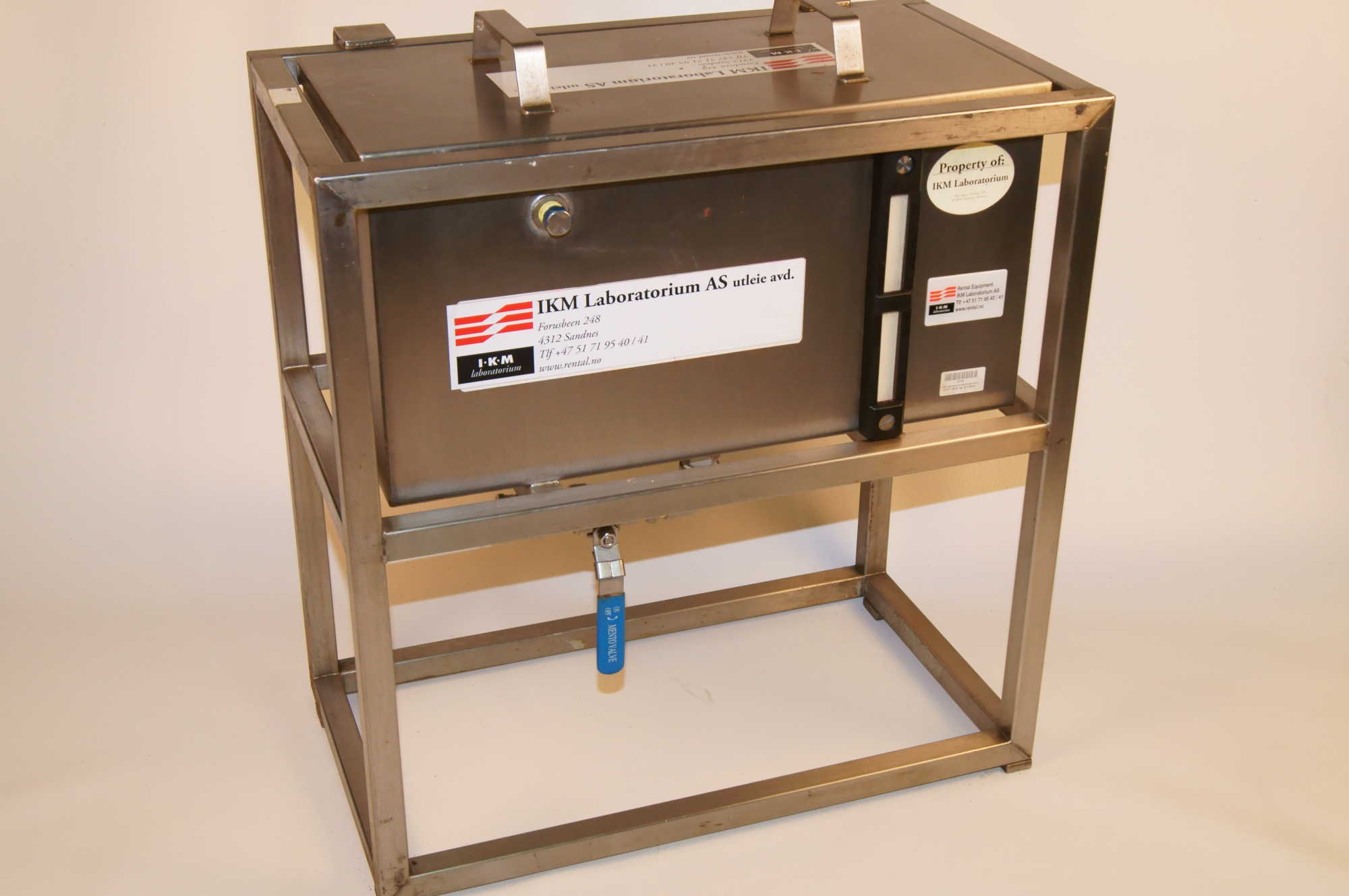 60 liter tank IKM Instrument Rental AS