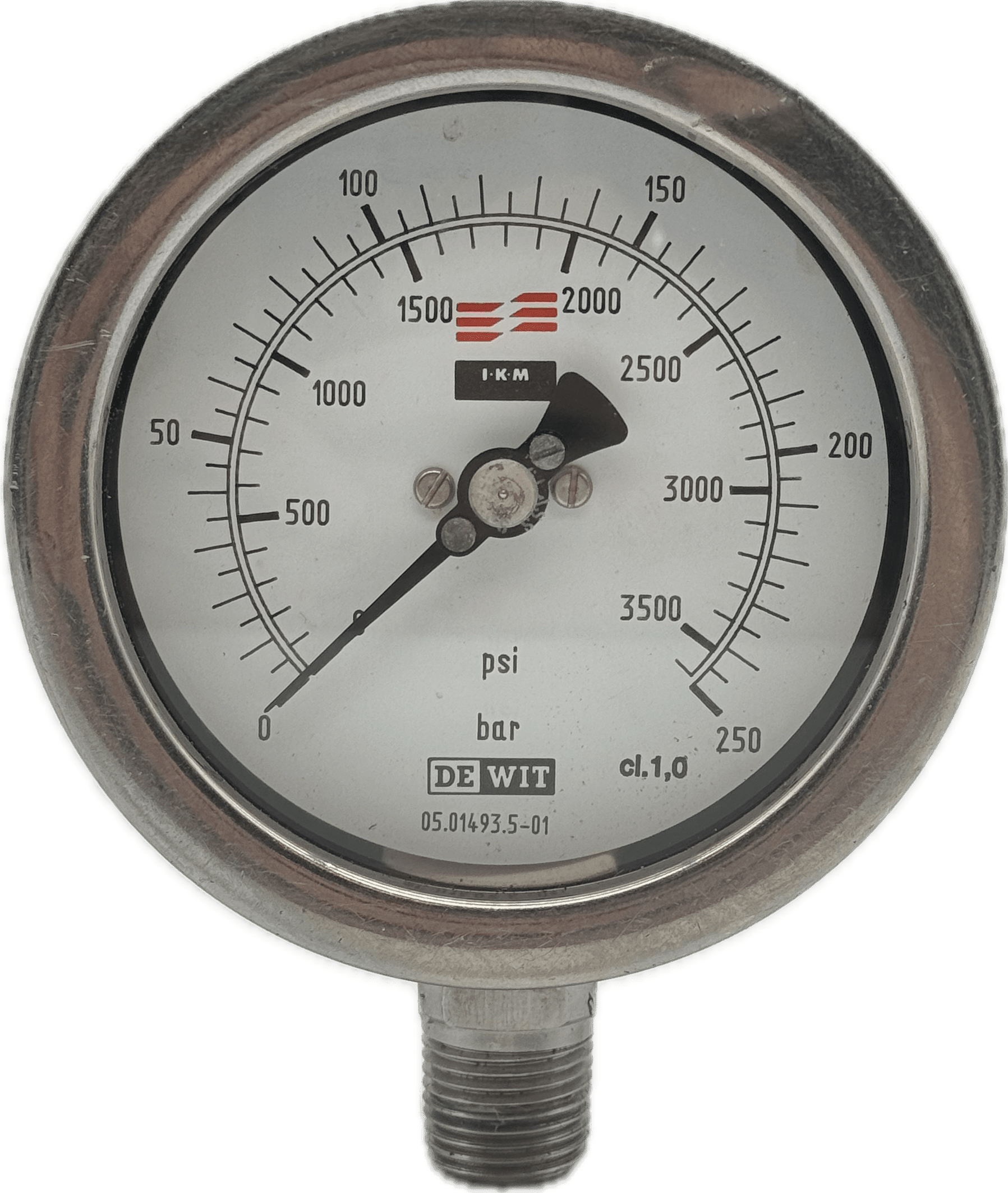 IFG DE WIT 250 BAR PRESSURE GAUGE | rental.no