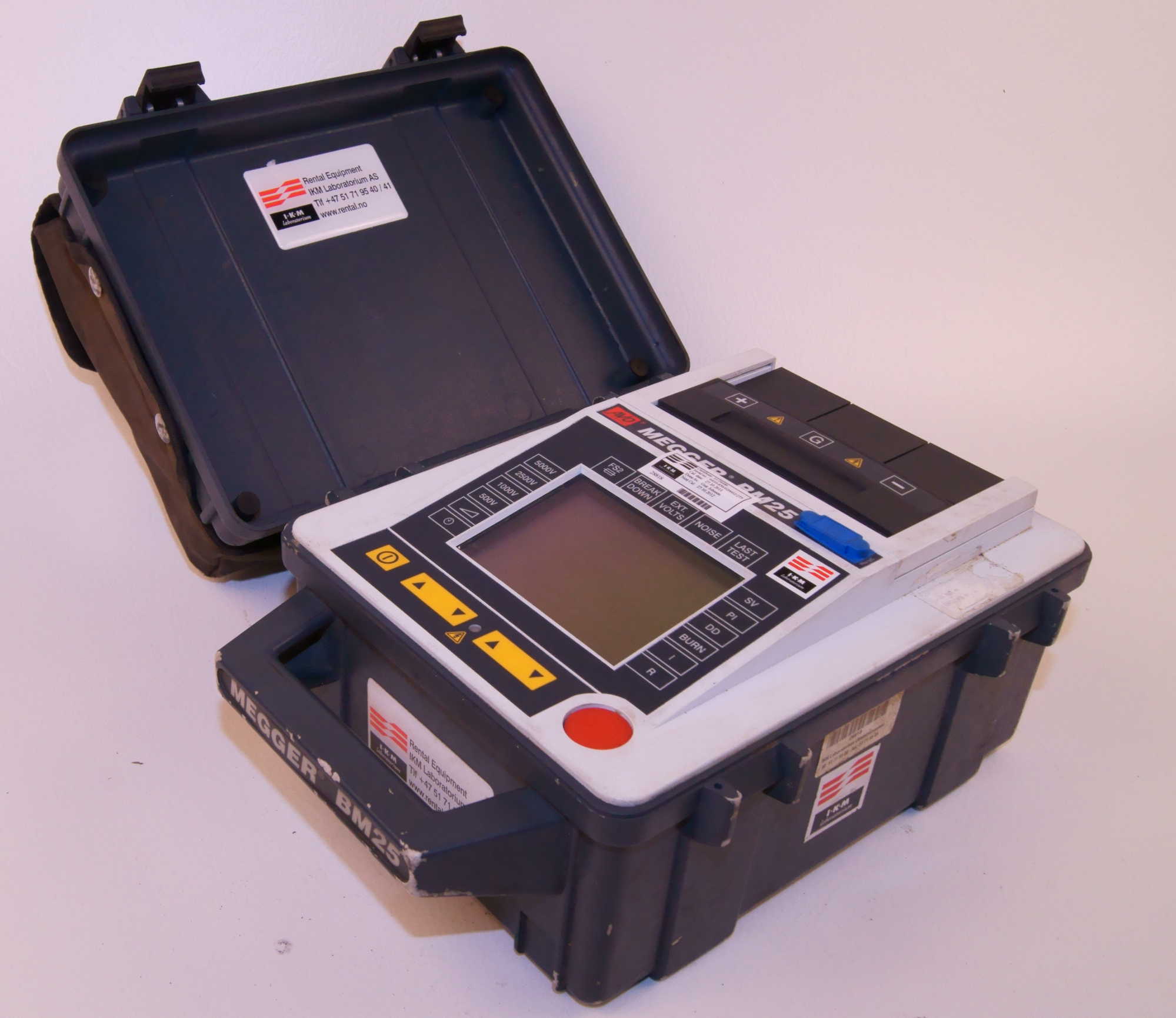 MEGGER BM25 DIAGNOSTIC INSULATION RESISTANCE TESTER 5KV | rental.no