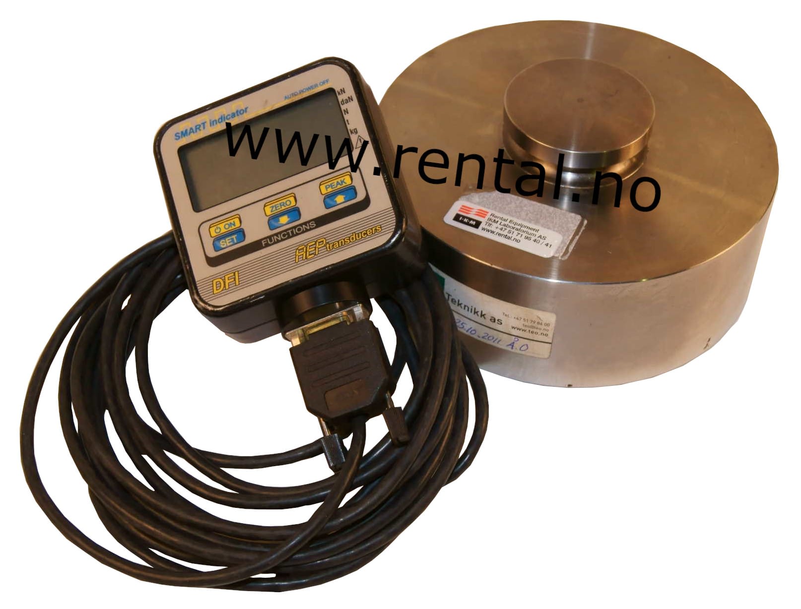 50 ton loadcell IKM Instrument Rental AS