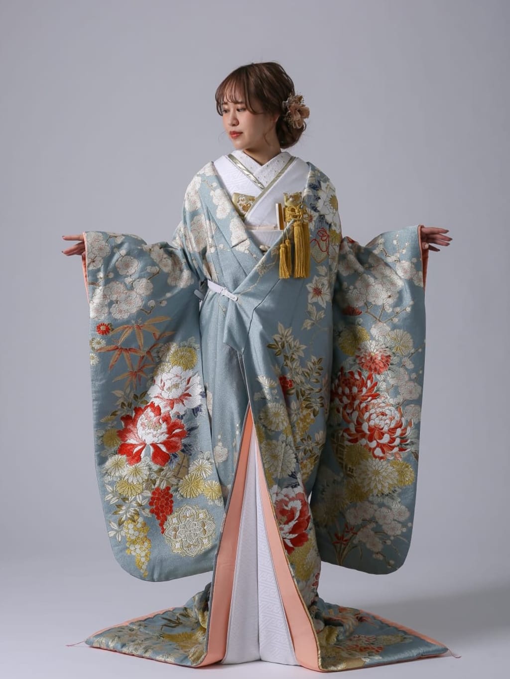 着物(色打掛)カタログ(青) | デコルテフォトグラフィー | 前 着物(色打掛)カタログ(青) | デコルテフォトグラフィー | 前